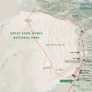 Great Sand Dunes National Park map – Mountain Photographer : a journal ...